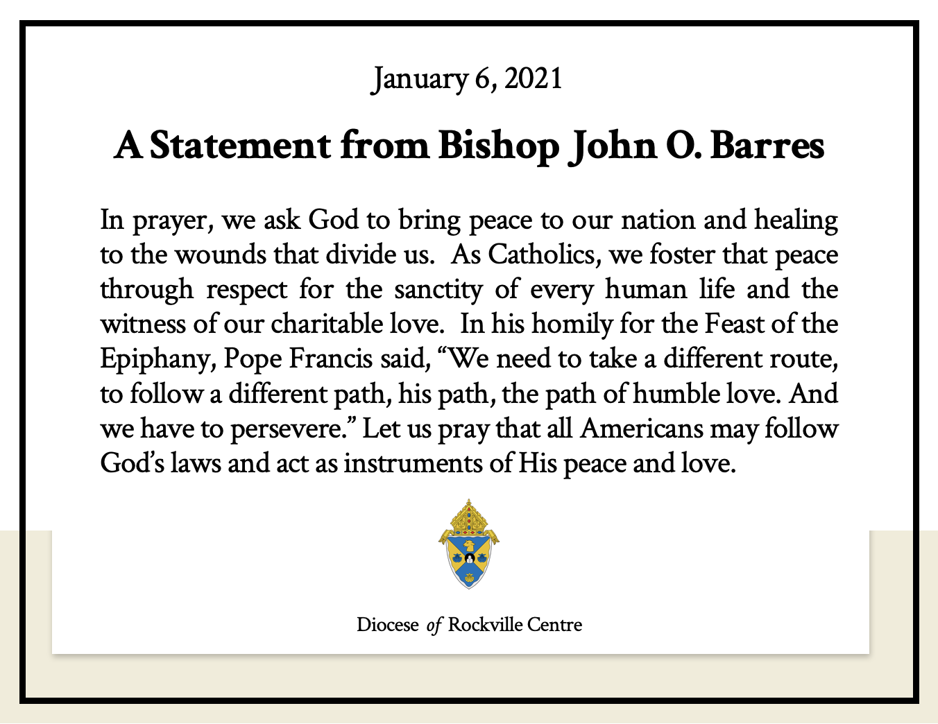 Haitian-American Apostolate Ministry (HAAM) Diocese of Rockville